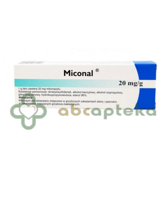 Miconal, 20 mg/g, żel, 30 g w Apteka Internetowa ABCapteka.pl