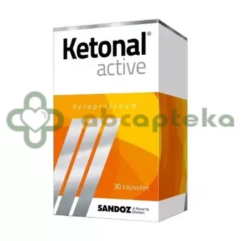 Ketonal Active, 50 mg, 30 kapsułek w Apteka Internetowa ABCapteka.pl