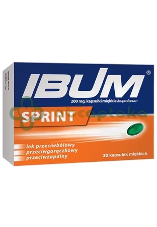 Ibum Sprint, 200 mg, 30 kapsułek w Apteka Internetowa ABCapteka.pl