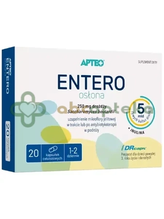 Entero Osłona APTEO, 20 kapsułek w Apteka Internetowa ABCapteka.pl