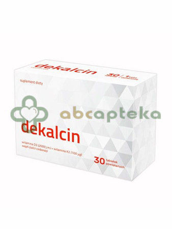 Dekalcin, 30 tabletek powlekanych w Apteka Internetowa ABCapteka.pl