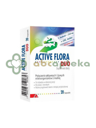 Active Flora DUO, 20 kapsułek, w Apteka Internetowa ABCapteka.pl
