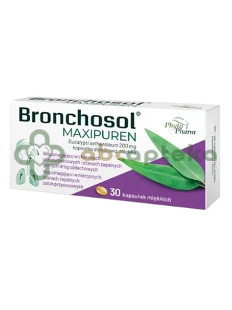 Bronchosol Maxipuren 200 mg, 30 kapsułek w Apteka Internetowa ABCapteka.pl