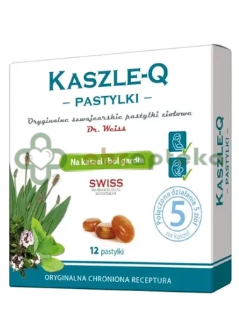 Kaszle-Q Pastylki, 12 pastylek do ssania w Apteka Internetowa ABCapteka.pl