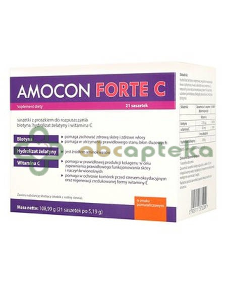 Amocon Forte C, 21 saszetek w Apteka Internetowa ABCapteka.pl