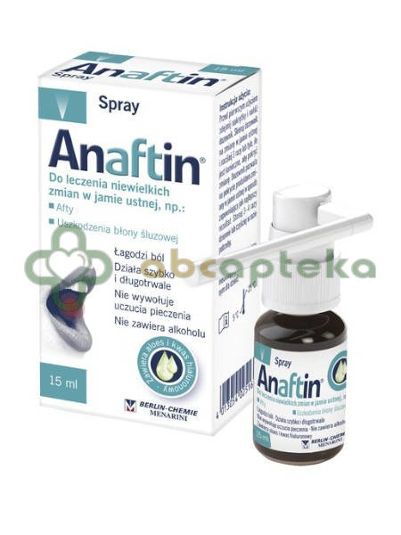 Anaftin, spray na afty, 15 ml w Apteka Internetowa ABCapteka.pl