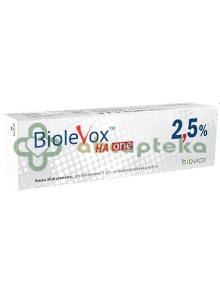 Biolevox HA One 2,5% żel 1 ampułko-strzykawka w Apteka Internetowa ...
