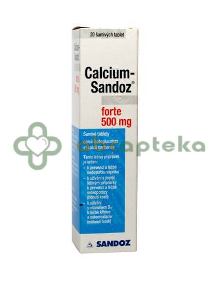 Calcium-Sandoz Forte 20 tbl.mus w Apteka Internetowa ABCapteka.pl