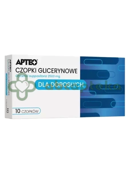 Czopki glicerynowe dla dorosłych 2500 mg APTEO, 10 sztuk w Apteka ...