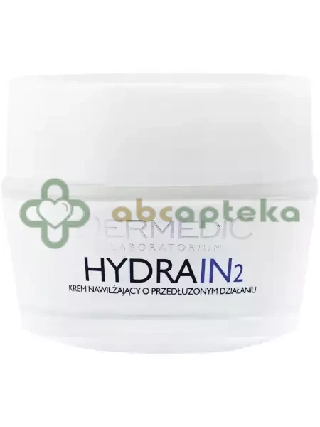 Dermedic Hydrain 2, krem nawilżający o przedłużonym działaniu, 50 g ...