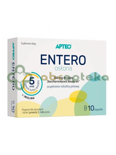 Entero Osłona Apteo, 10 kapsułek w Apteka Internetowa ABCapteka.pl