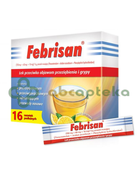 Febrisan, 16 saszetek w Apteka Internetowa ABCapteka.pl