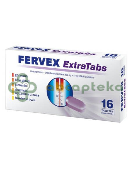 Fervex Extra Tabs, 16 tabletek w Apteka Internetowa ABCapteka.pl