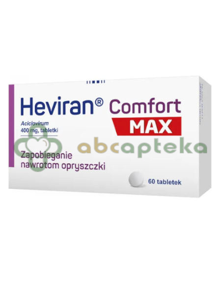 Heviran Comfort MAX 400 mg, 60 tabletek w Apteka Internetowa ABCapteka.pl