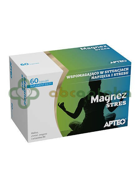 Magnez Stres APTEO,60 kapsułek w Apteka Internetowa ABCapteka.pl