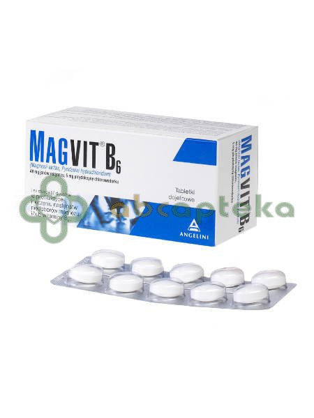 Magvit B6, 50 tabletek dojelitowych w Apteka Internetowa ABCapteka.pl
