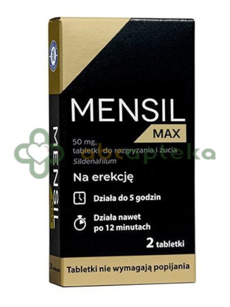 Mensil Max 50 mg, tabletki do rozgryzania i żucia, 2 tabletki w Apteka ...