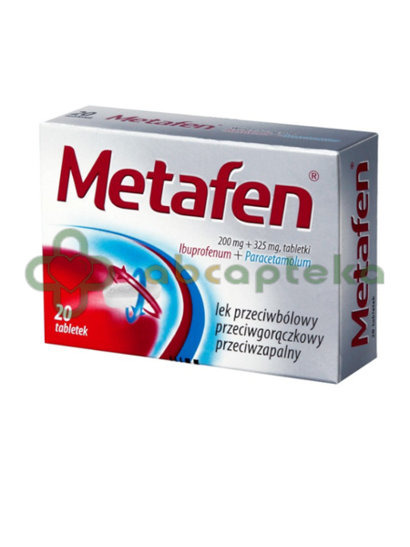 Metafen, 200 mg + 325 mg, 20 tabletek w Apteka Internetowa ABCapteka.pl