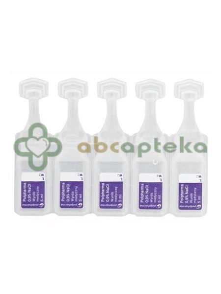 Natrium Chloratum Polpharma 0,9% ampułki 120 x 5ml w Apteka Internetowa ...