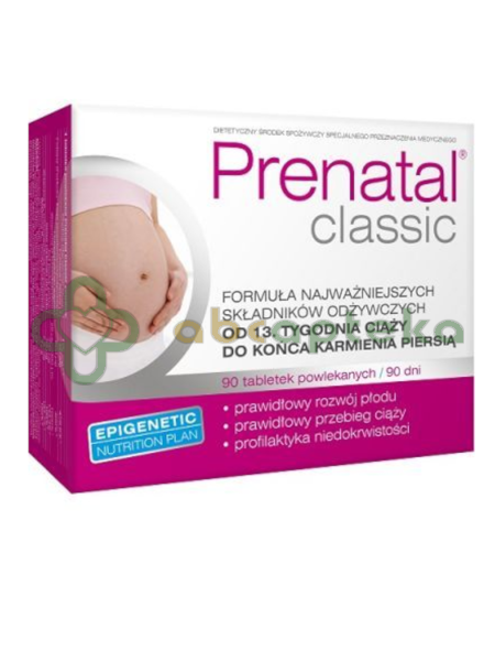 Prenatal Classic, 90 tabletek w Apteka Internetowa ABCapteka.pl