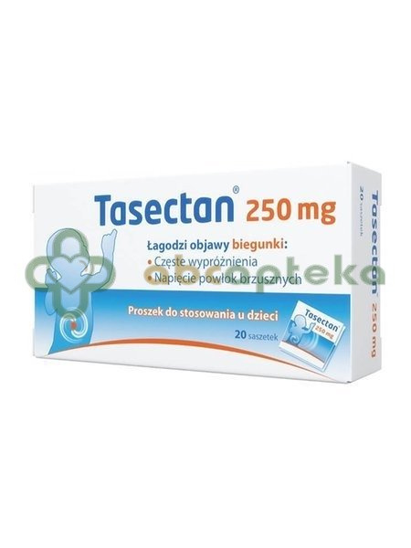 Tasectan 250 mg proszek do stosowania u dzieci 20 saszetek w Apteka ...