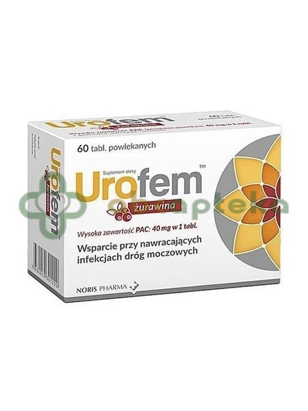 Urofem Żurawina, 60 tabletek w Apteka Internetowa ABCapteka.pl