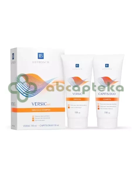 Versic Set Zestaw, Versic Emulsja, 110 ml + Capitis Duo, szampon, 110 ...