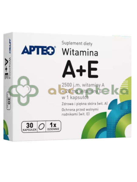 Witamina A+E APTEO, 30 kapsułek w Apteka Internetowa ABCapteka.pl