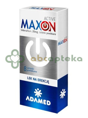 Maxon 25 mg Active, 8 tabletek w Apteka Internetowa ABCapteka.pl
